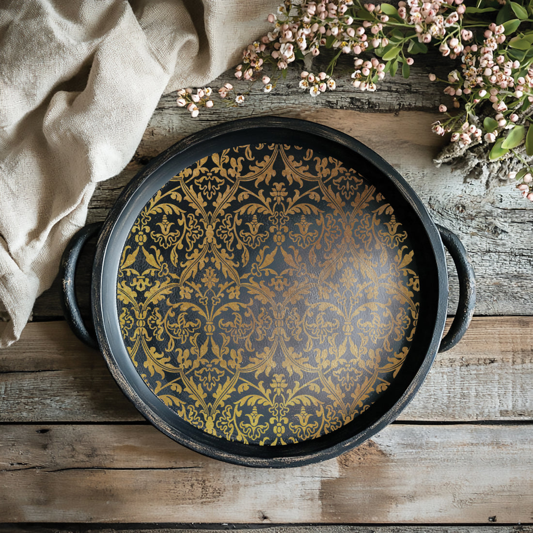 IOD GILDED GOLD FOIL Transfer EMPORIUM, 8 sheets , Rub on Transfer 12 ...