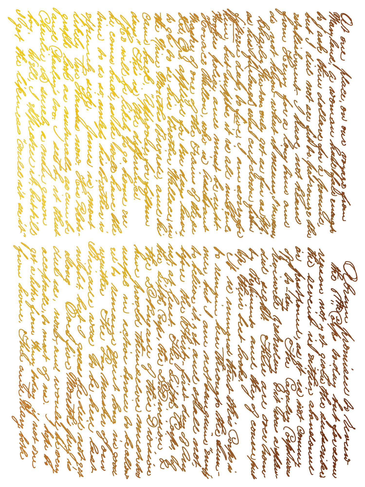 IOD GILDED GOLD FOIL Transfer EMPORIUM, 8 sheets , Rub on Transfer 12 ...