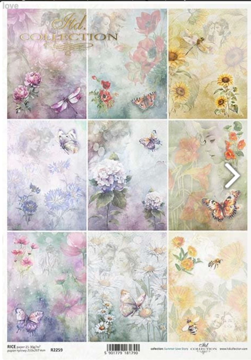 A4 Spring Squares Paper R2259 – Decoupage Central