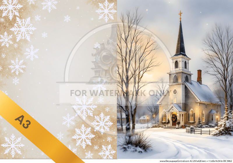 A3 The Chapel Coordinated Collection - DC5062 – Decoupage Central