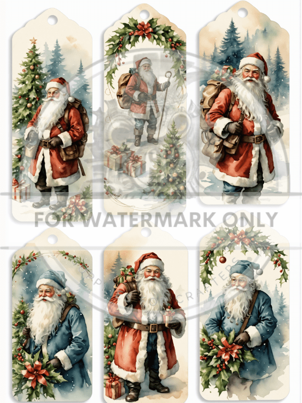 DIGITAL COLLECTION: The Christmas Tag Collection : 42 gift tags! Insta ...
